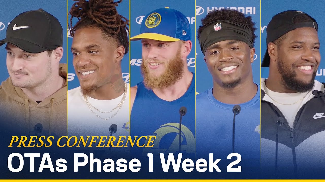 Cooper Kupp, Kobie Turner, Demarcus Robinson & More | Rams OTAs Press ...