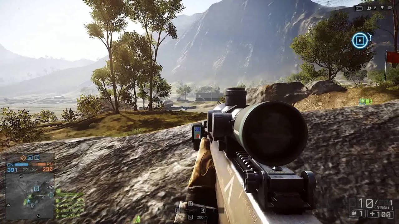 BF4 EPIC SNIPER RIFLE - YouTube