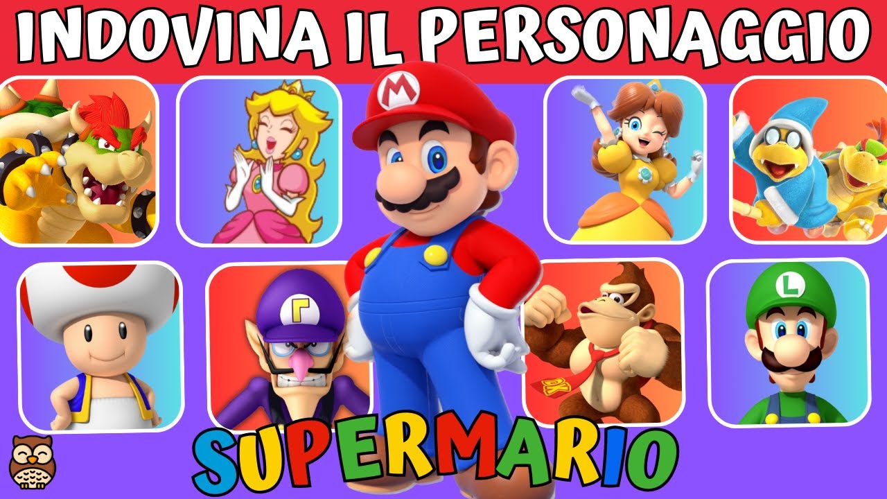 Indovina il personaggio di Super Mario Bros il Film | Indovina il ...