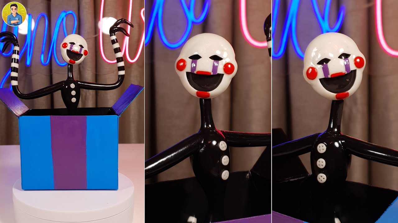 I MADE PUPPET FROM FNAF BUT WITH MOVING EYES😧😧(FNAF2/UCN/FNAF AR ...