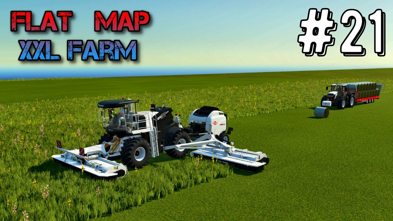 farming Simulator 25 Flat Map (XXL) Timelapse Ep #21 Mega Farm fs25 ...
