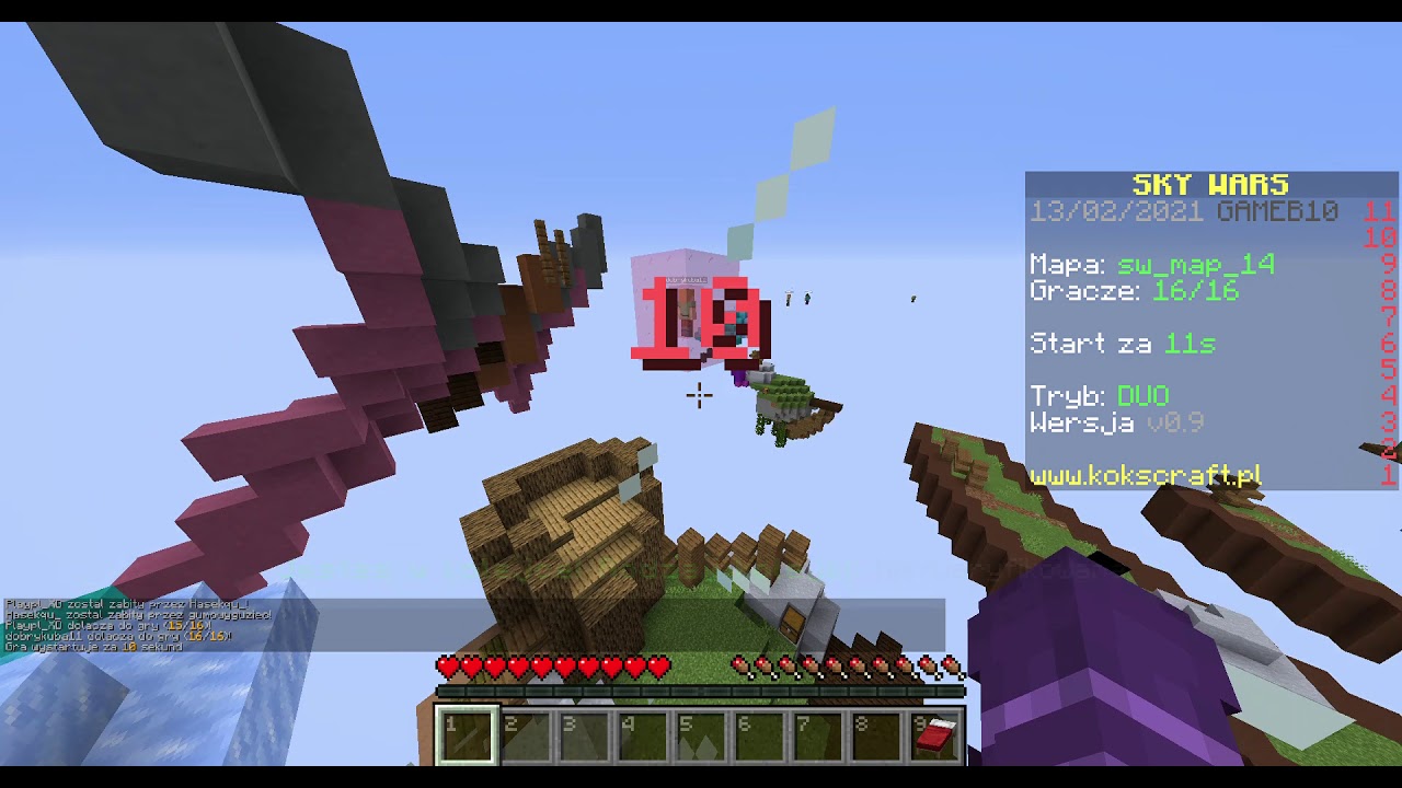 SkyWars Na Serwerze Koks Craft (dokładne IP w opisie) - YouTube