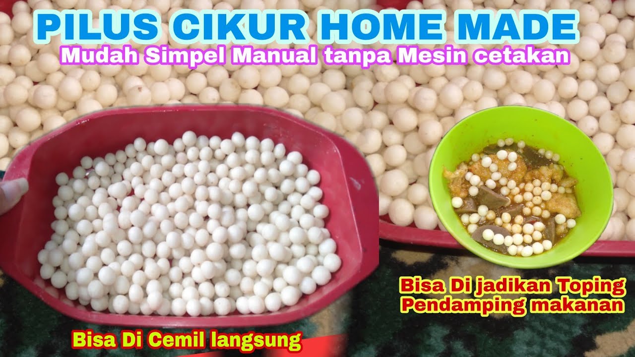 Resep Pilus Cikur Home Made - YouTube