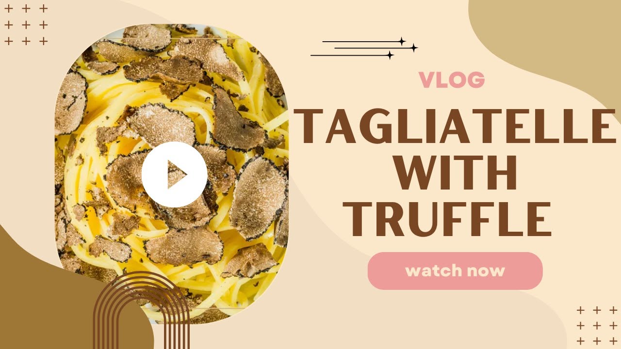 Tagliatelle with truffle recipe, a delicious Italian plate, in this ...