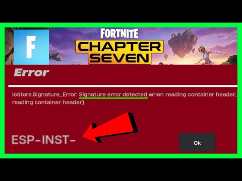 How to FIX Fortnite Signature Error Detected When Reading Container Header (2026)
