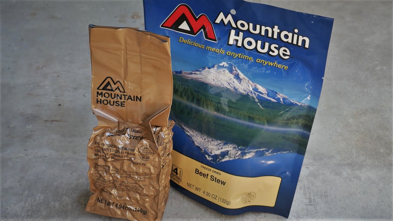 The Mountain House MCW Ration - YouTube