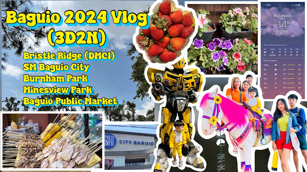 VLOG 2: BAGUIO 2024 TRAVEL VLOG (3D2N) - YouTube