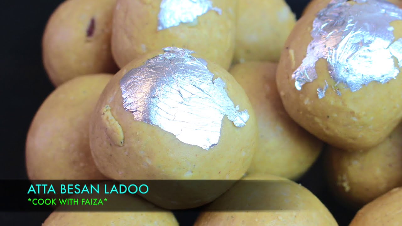 ATTA BESAN LADOO | Easy ATTA BESAN LADOO Recipe - YouTube