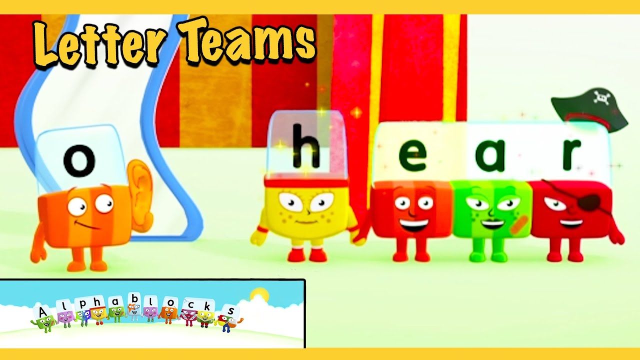 Alphablocks - Word Magic "EAR" & "H-EAR (Yellow Level Step 11) - YouTube