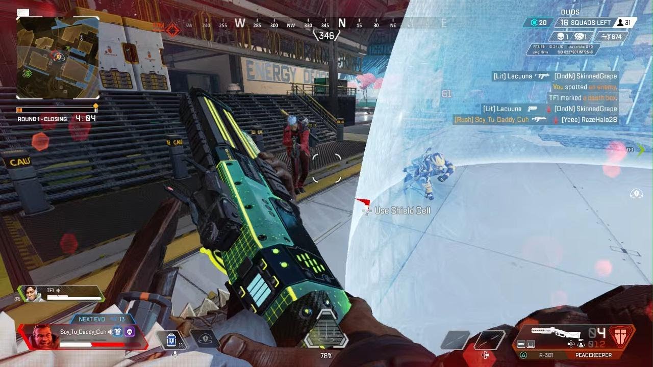 Apex Legends Bubble Fight Gibby - YouTube