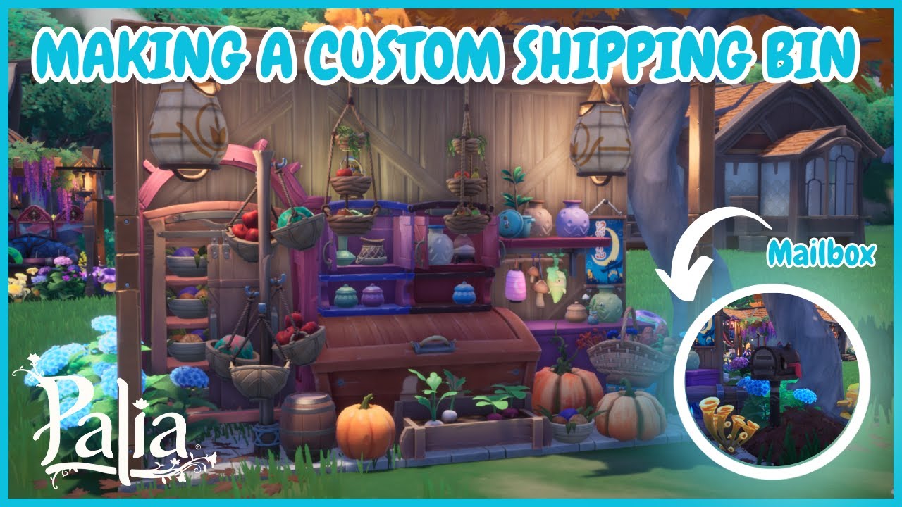 Creative Shipping Bin Makeover in Palia! - YouTube