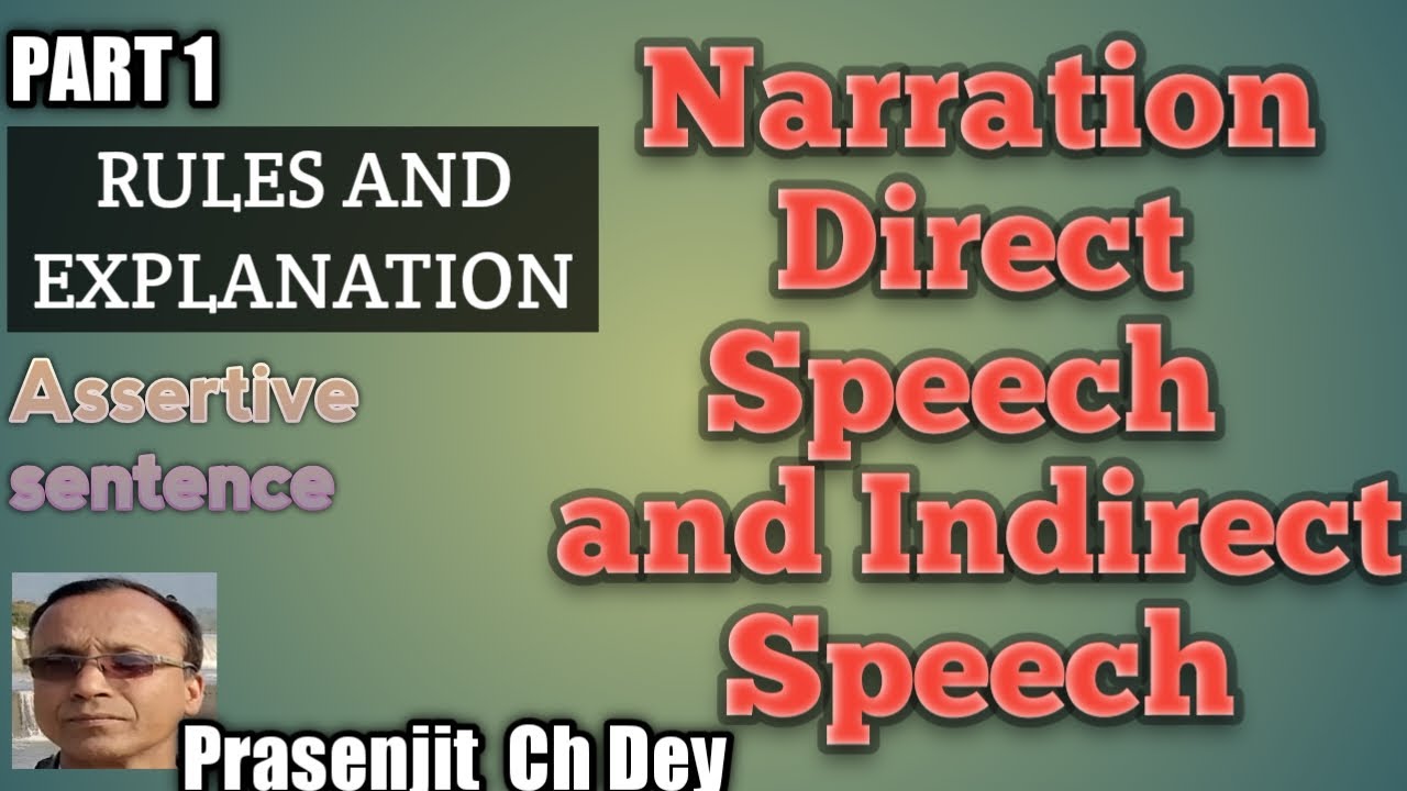 Direct Indirect Speech/Narration Part 1 | Rules/Tricks in English ...