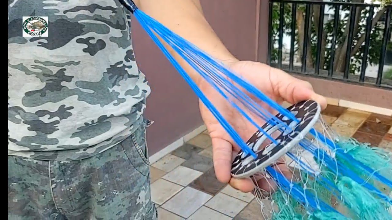 como hacer una tarraya de tiros o tipo camaronera tutorial completo ...