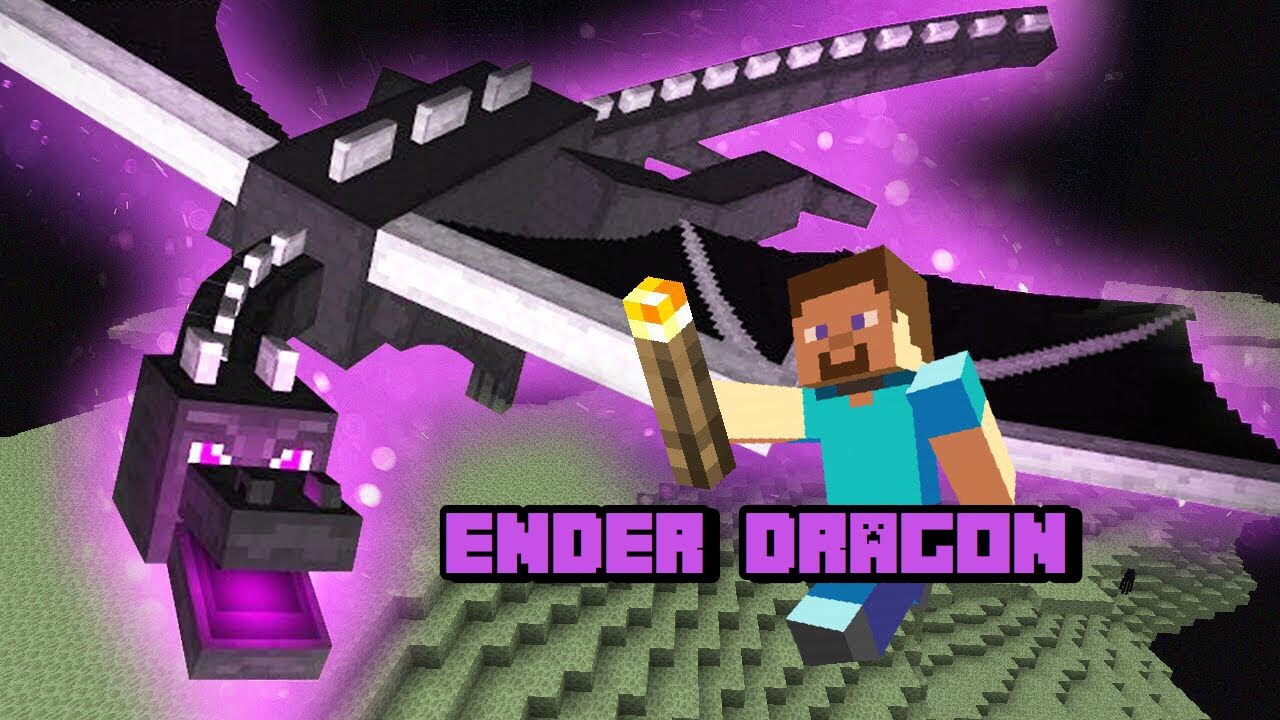 Defeating the ender dragon with one hit! - YouTube