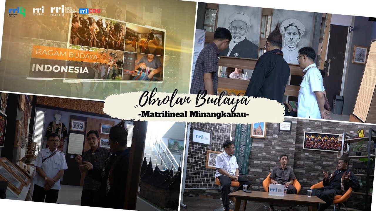 OBROLAN BUDAYA RRI PADANG - MATRILINEAL MINANGKABAU - YouTube