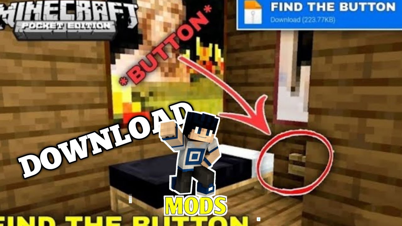 Find A Button Map Download For Minecraft Pe 1.19+ || FIND A BUTTON || MINECRAFT MAP - YouTube