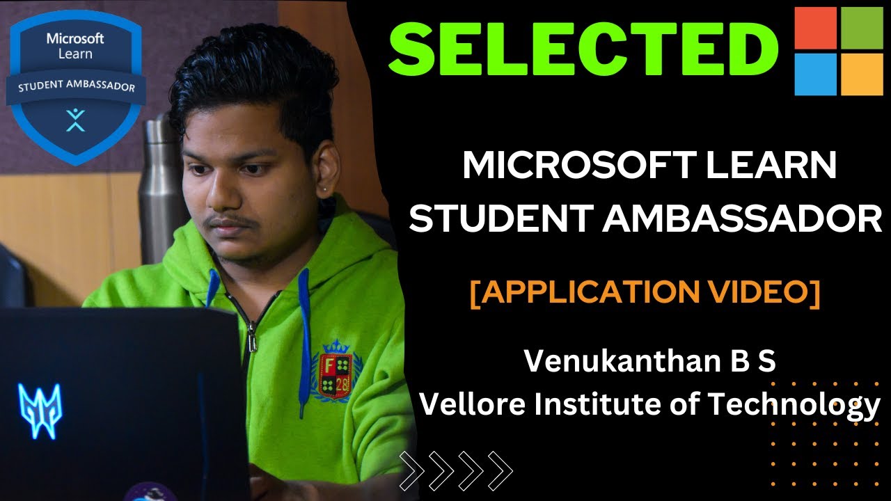 Microsoft Learn Student Ambassador Program [SELECTED] My Video Answer ...