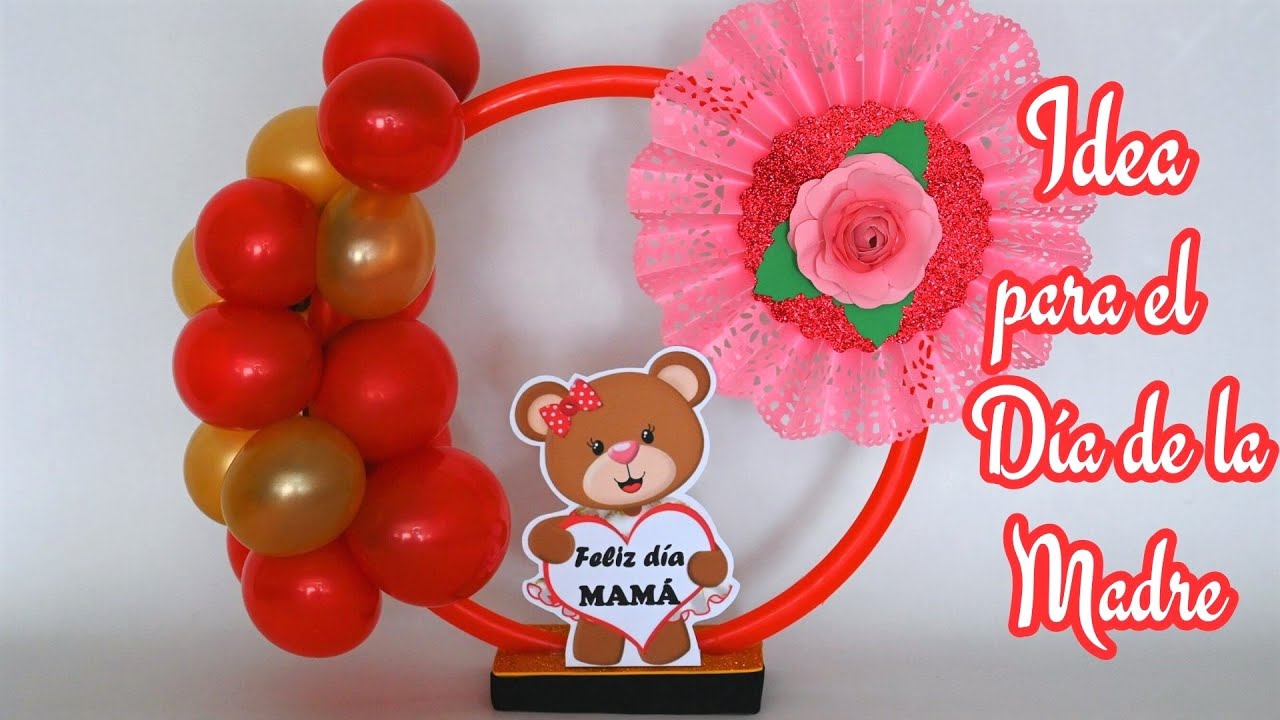 🌺Cómo hacer un centro de mesa para el Dia de la Madre? - YouTube