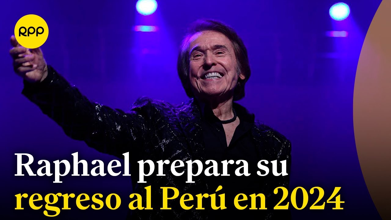 Raphael regresa al Perú con su gira 'Victoria Tour' - YouTube