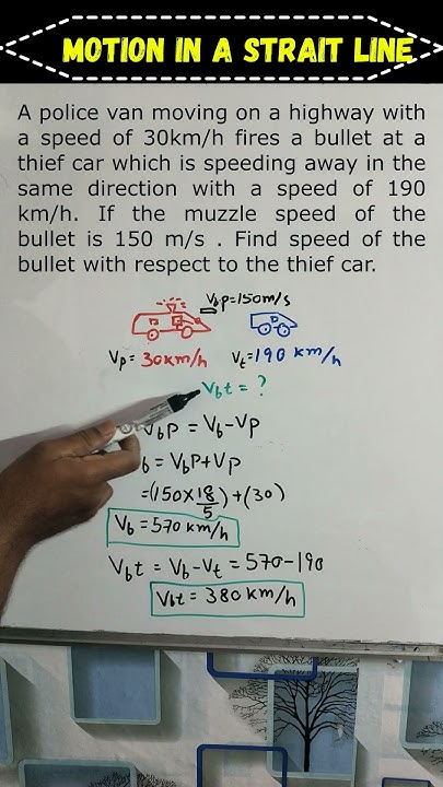 Motion in a straight line |Relative velocity 54| NEET Physics in Telugu - YouTube