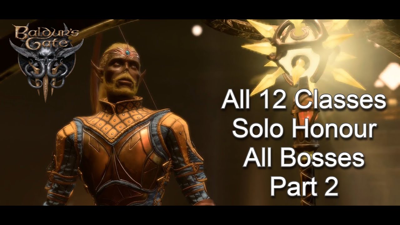 Randomized JOAT: 12 Classes & Solo. All Bosses Honour BG3 playthrough ...