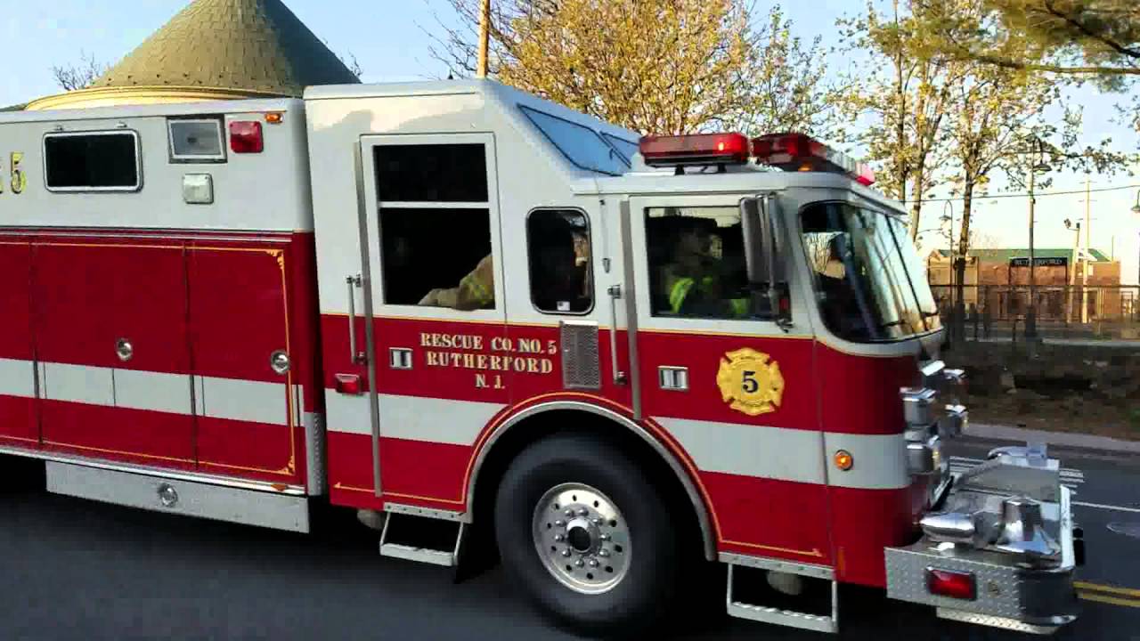 RUTHERFORD FIRE DEPARTMENT RESCUE 5 /ENGINE 3 RESPONDING - YouTube