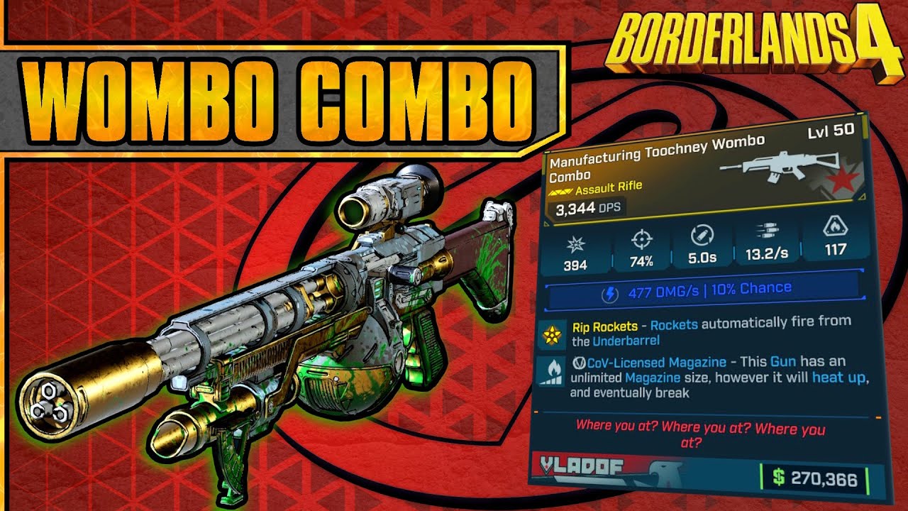 WOMBO COMBO | Borderlands 4 Legendary Item Guide - YouTube