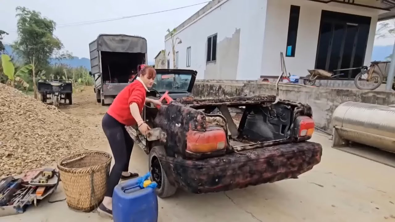 The Engine of an Old Car Left Behind After 60 Years. Will It Work ...