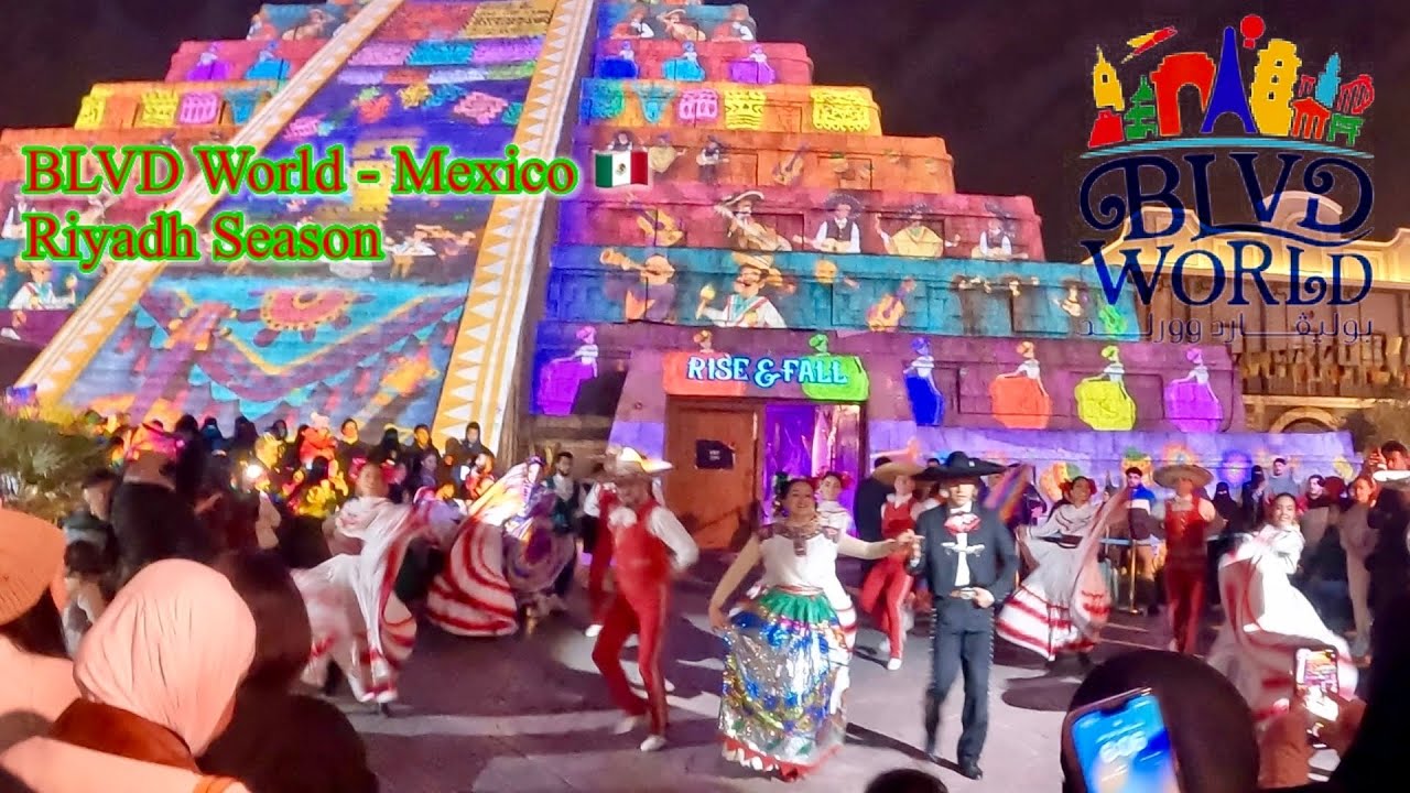Mexican 🇲🇽 Cultural Dance Presentation in Boulevard World / Riyadh Season 2022 - YouTube