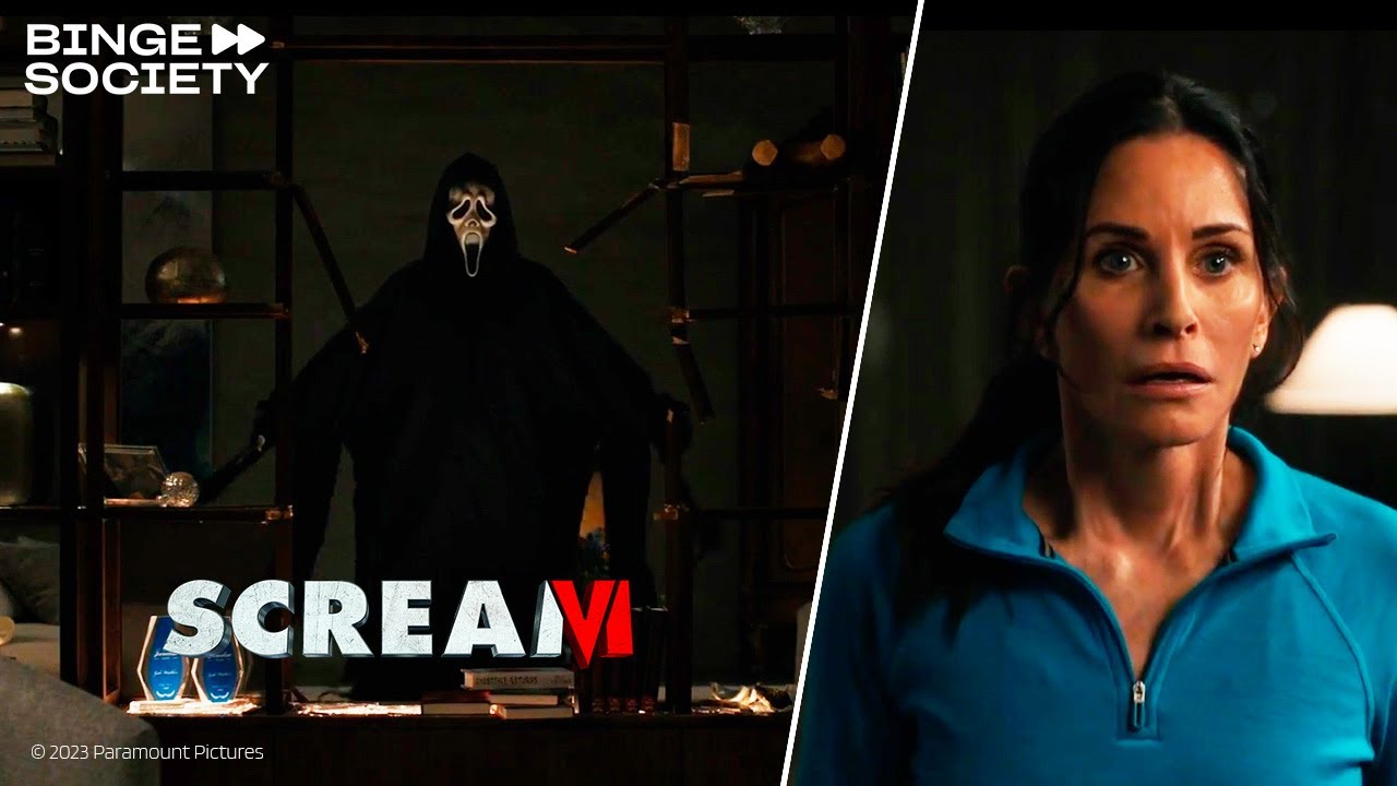 Scream VI (2023) - Ghostface Attaque Gale dans Son Appartement - YouTube