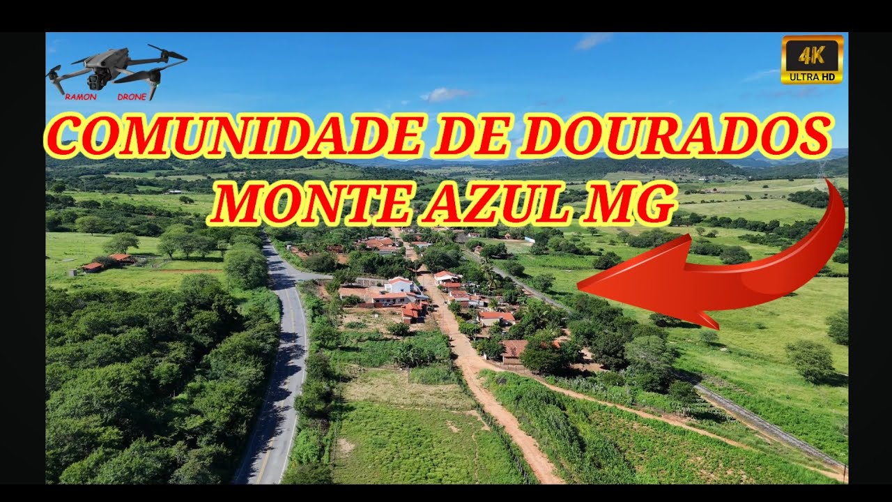 VÔO DRONE DJI AIR 3 REGIÃO DOS DOURADOS-MONTE AZUL MG. 4K - YouTube