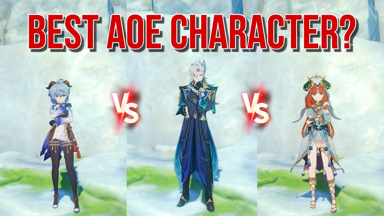 Best AoE Character??? Ganyu vs Neuvillette vs Nilou Gameplay ...