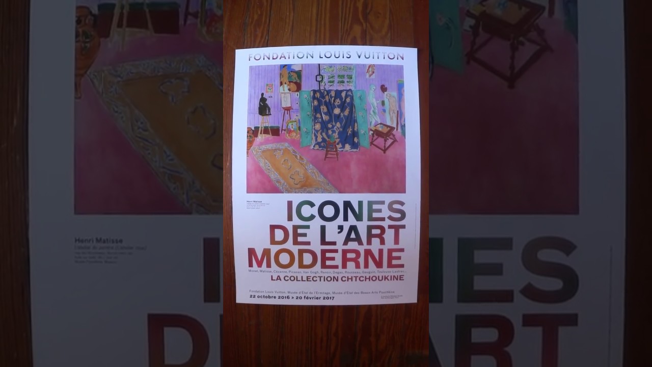 Henri Matisse L'atelier du peintre (atelier rose) 1911 poster etat neuf ...