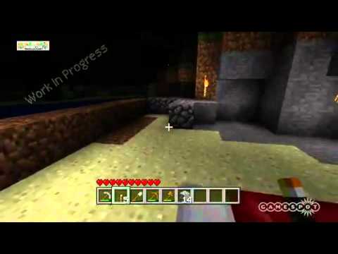 Minecraft on Xbox360 - Nighttime Footage, With Mobs! - YouTube
