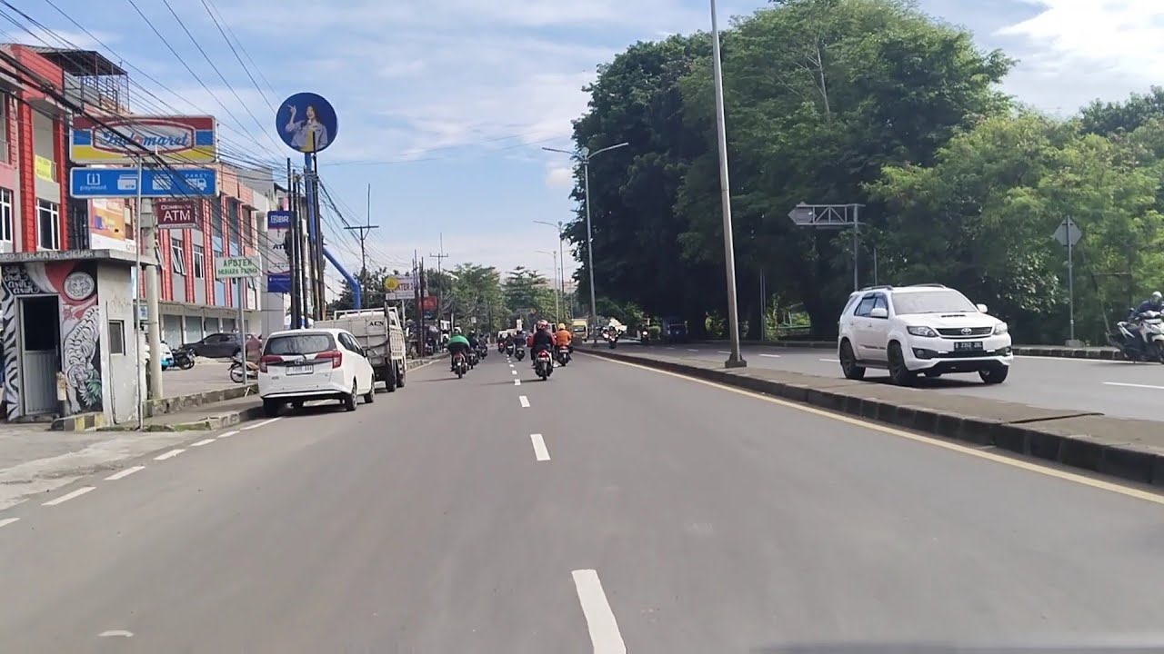 Jalan raya jakarta bogor terkini, Kondisi jalan sangat mulus - YouTube