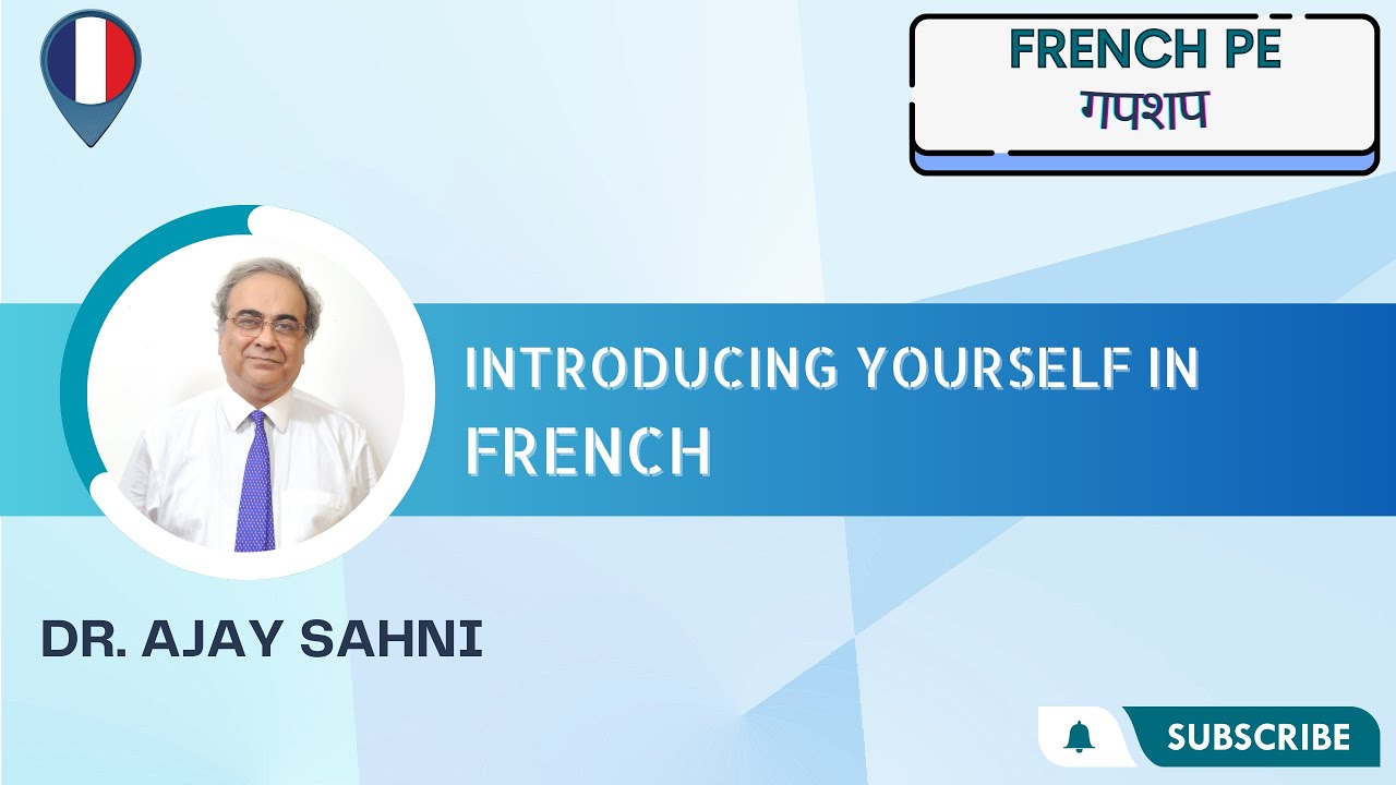 DELF A1 Level French | How to introduce oneself - YouTube