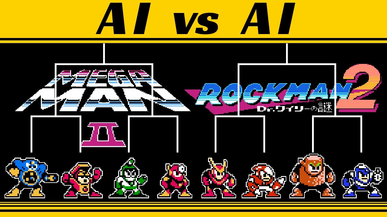 Mega man 2 Bosses No.1 Tournament | CPU Battle - YouTube
