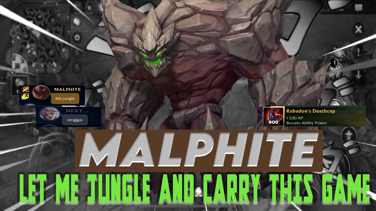 MALPHITE WILD RIFT GUIDE JUNGLE BUILD AP! | League of Legends: Wild ...