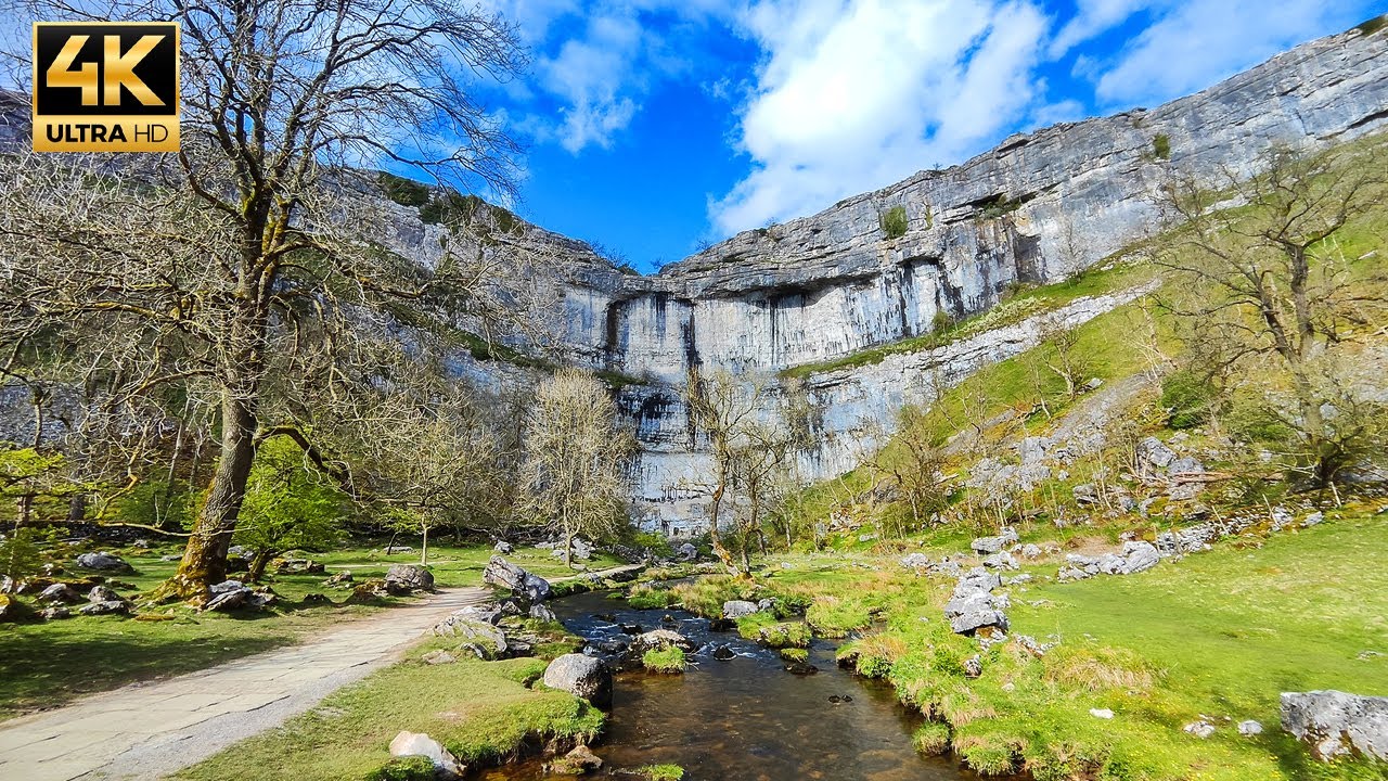 The Most Spectacular Natural Wonder in Yorkshire | MALHAM COVE, ENGLAND ...