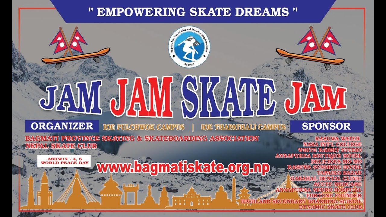 Jam Jam Skate Jam 2024 ||| Bagmati Province 1st Skate Championship ...