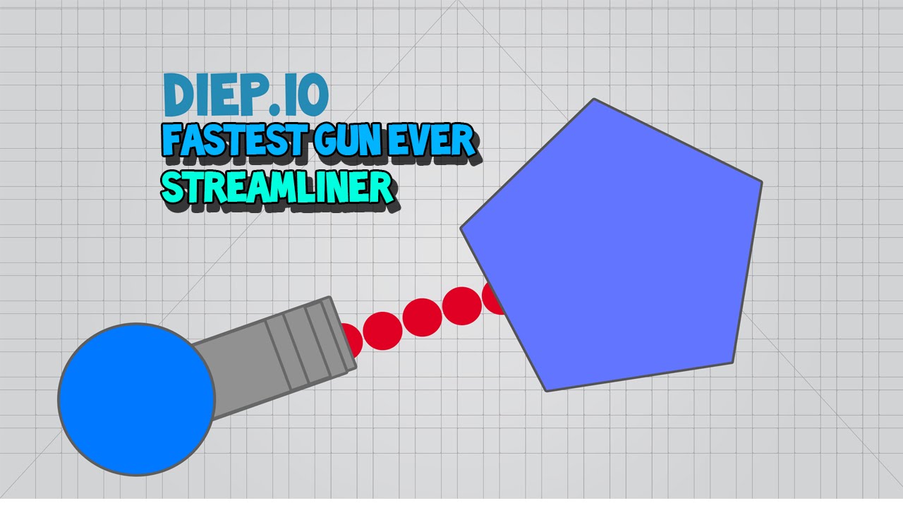 DIEP.IO - FASTEST GUN EVER (STREAMLINER) - YouTube