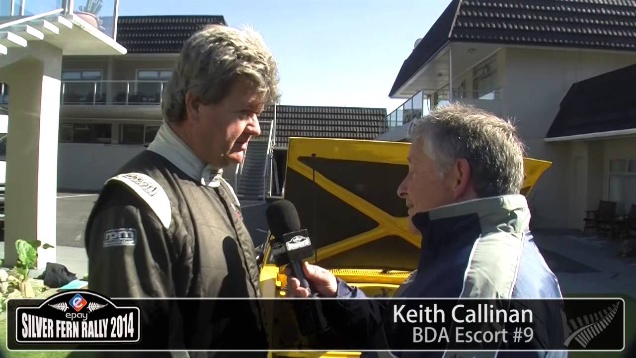 Keith Callinan- BDA Escort - Silver Fern Rally 2014 - YouTube