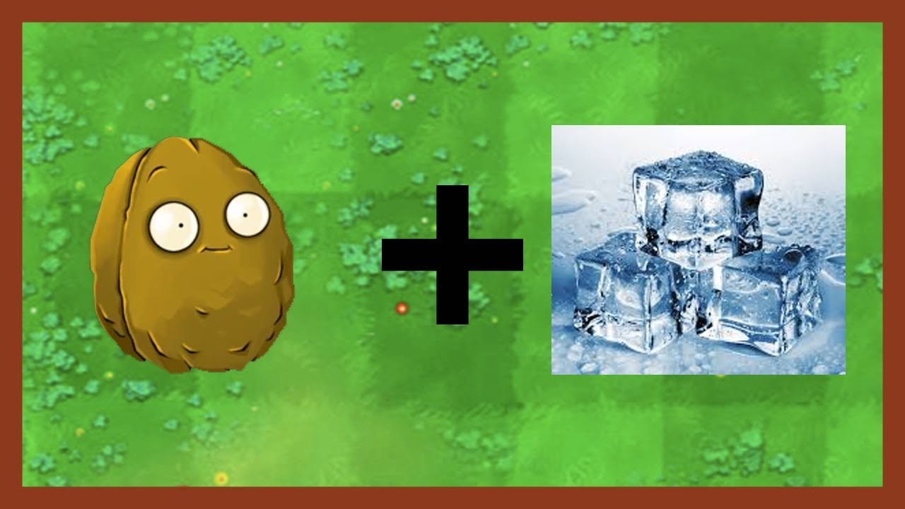 Plants vs Zombies MOD New Plant (Frozen Wall-nut) - YouTube