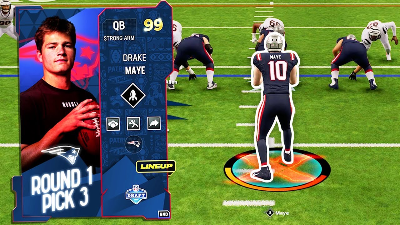 Drake Maye has a Bazooka! New Rookies Cooking! Madden 24 - YouTube