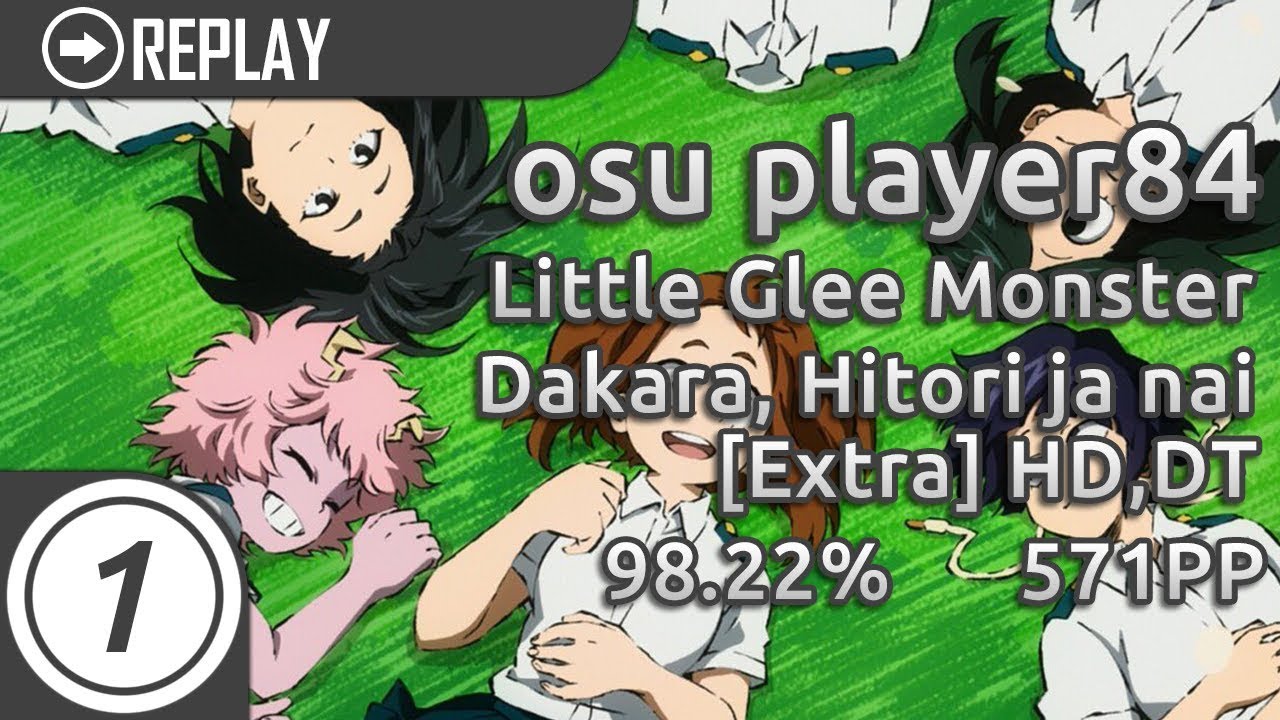 osu player84 | Little Glee Monster - Dakara, Hitori ja nai [Extra] +HD ...