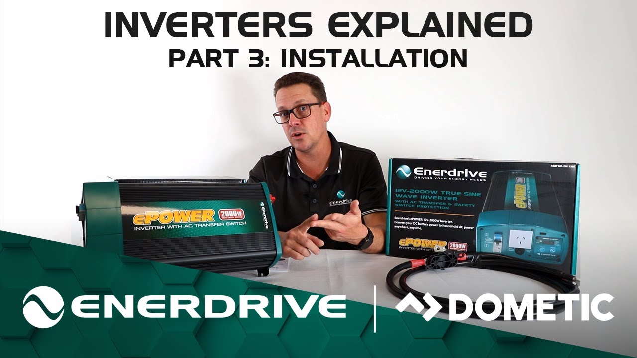 Enerdrive Inverters (Transfer Models) - Part 3 - How to Install - YouTube