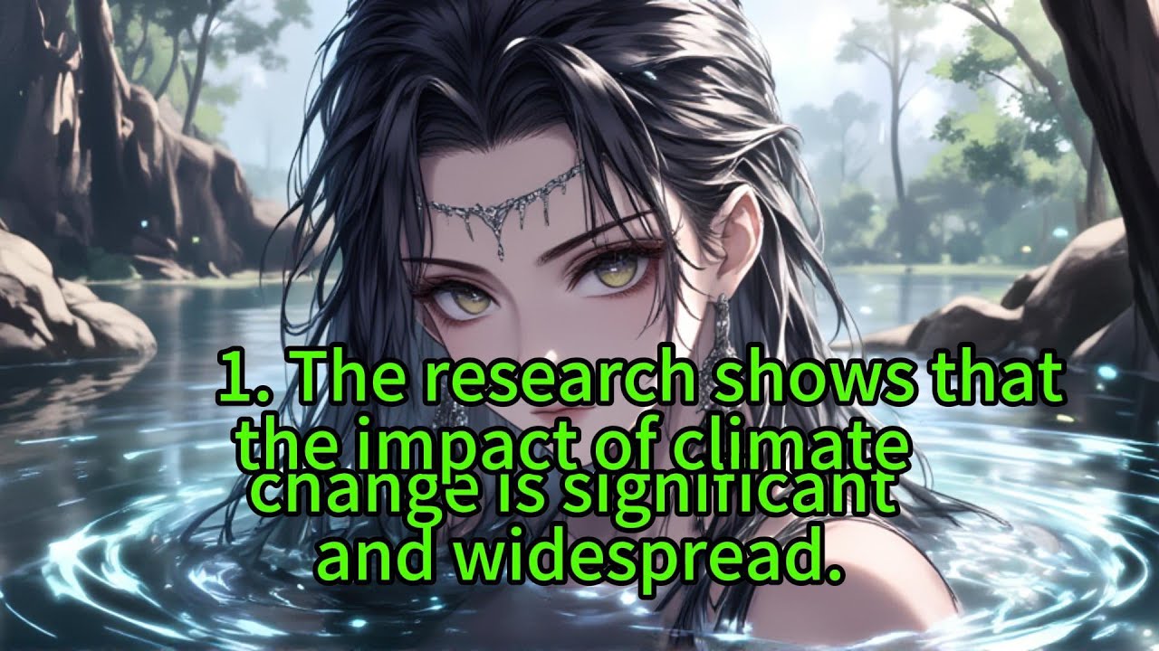 The research shows that the impact of climate change is significant and ...
