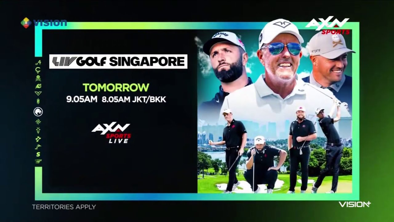 AXN (Indonesia) continuity [after LIV Golf live coverage, 15 March 2025 ...