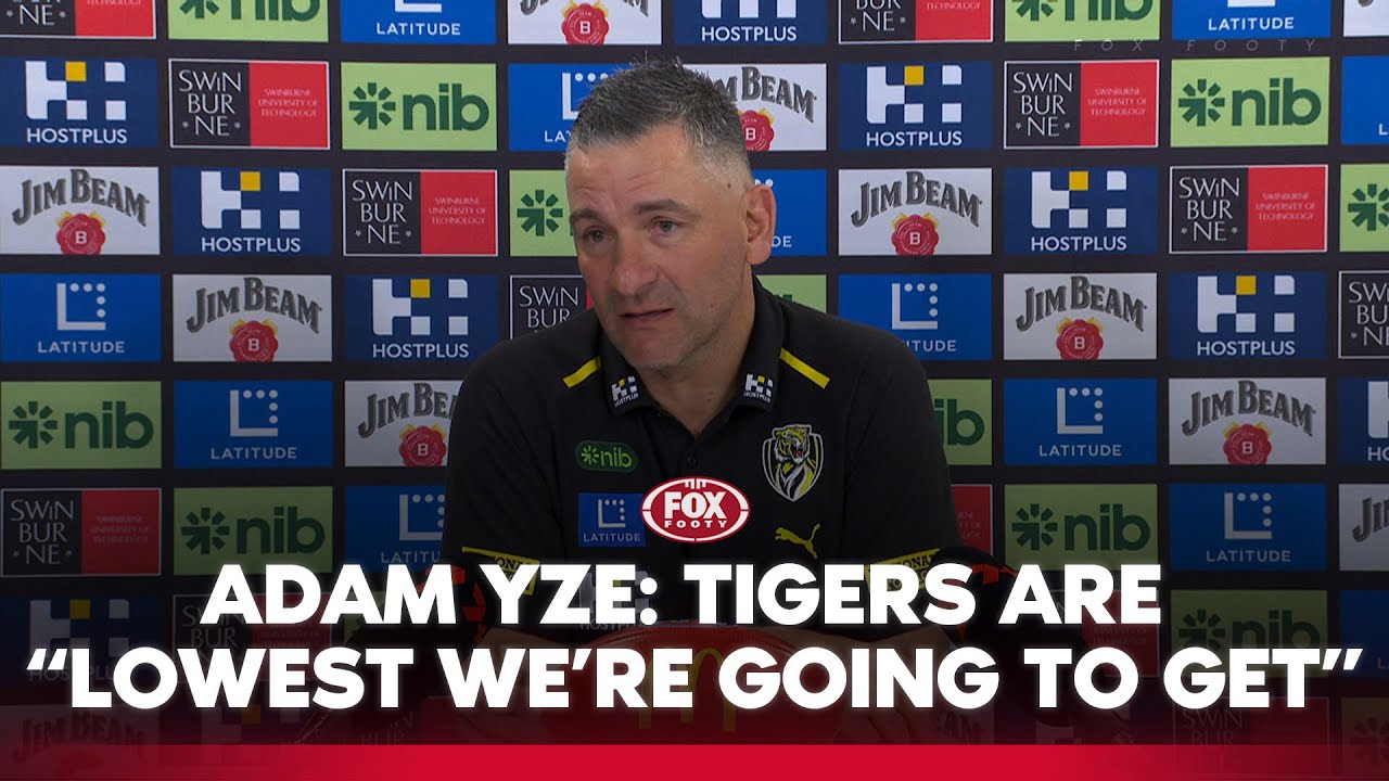 😬 Adam Yze talks Tigers' lowest point 🐯 | Richmond press conference ...