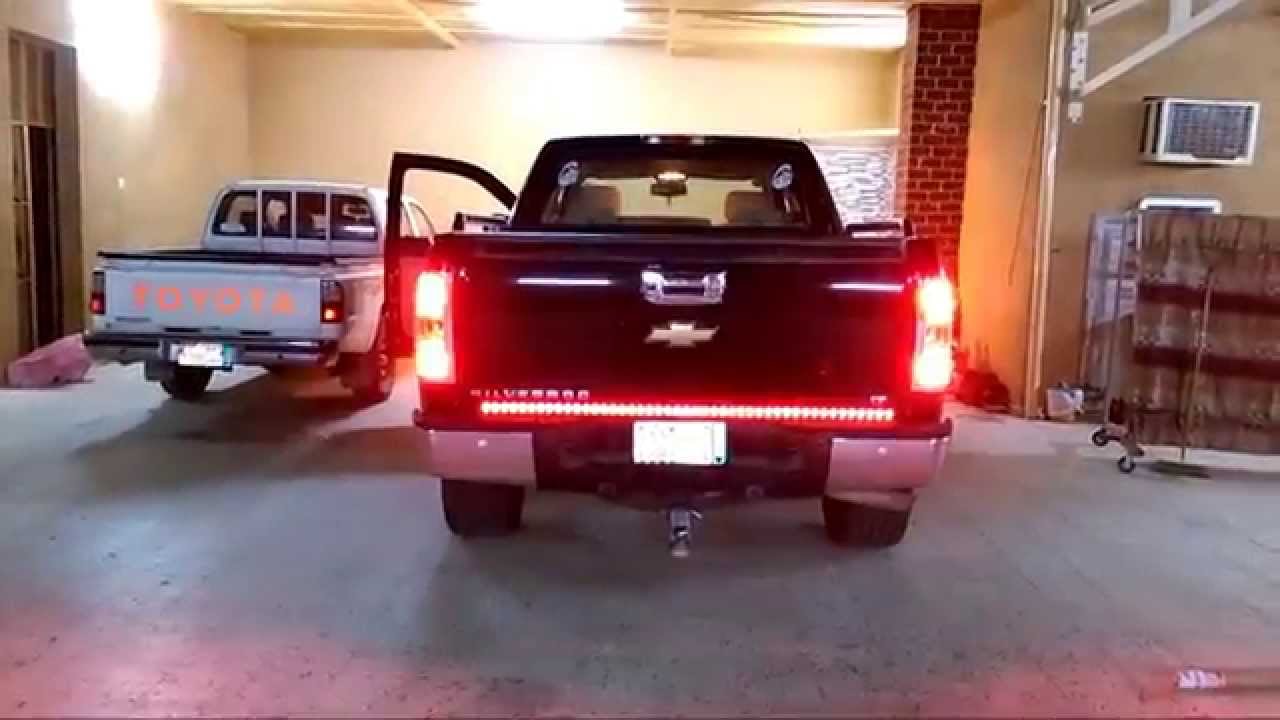 LED Tailgate Light Bar Installation طريقة تركيب إضاآت ال اي دي خلفي ...